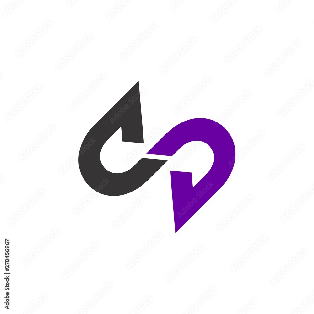 Letter S with up and down Arrow logo design Stock Vector | Adobe Stock