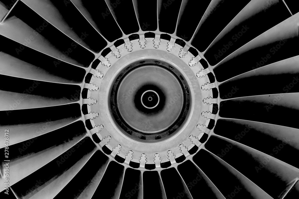 The Intake of a fighter jet Engine Stock Photo | Adobe Stock