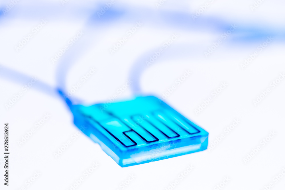 Organ-on-a-chip (OOC) - microfluidic device chip that simulates ...