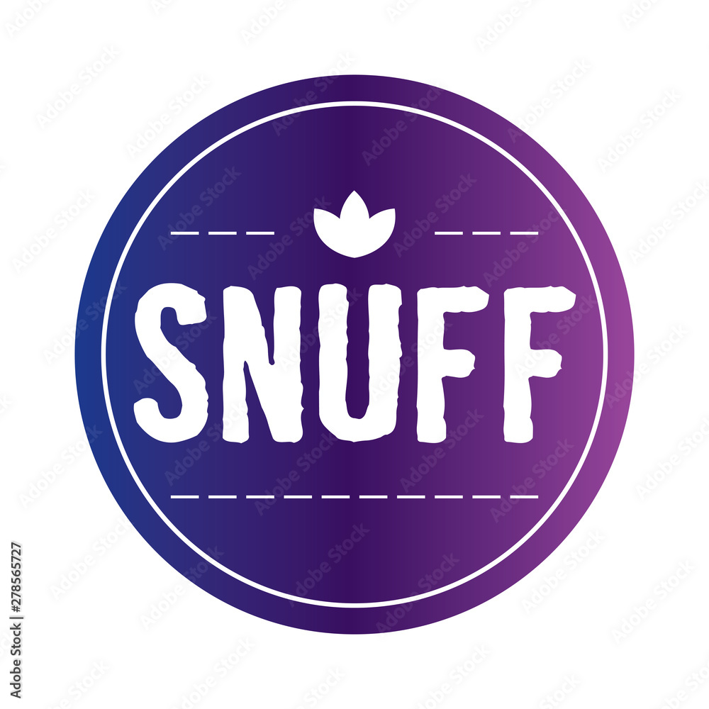 Vector logo of snuff and chewing tobacco Stock Vector | Adobe Stock