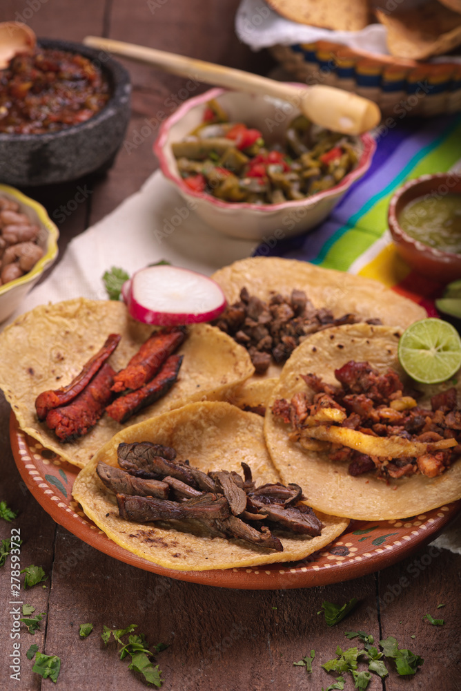 Tacos de Mexico, tacos carne asada, tacos de arrachera, tacos de al ...