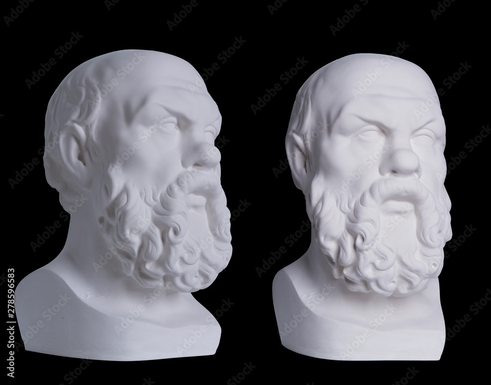 Socrates Head Statue