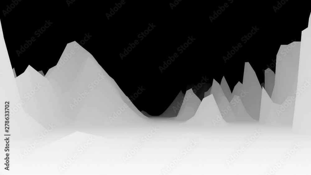 80s retro style low poly background loop animation. Abstract motion ...