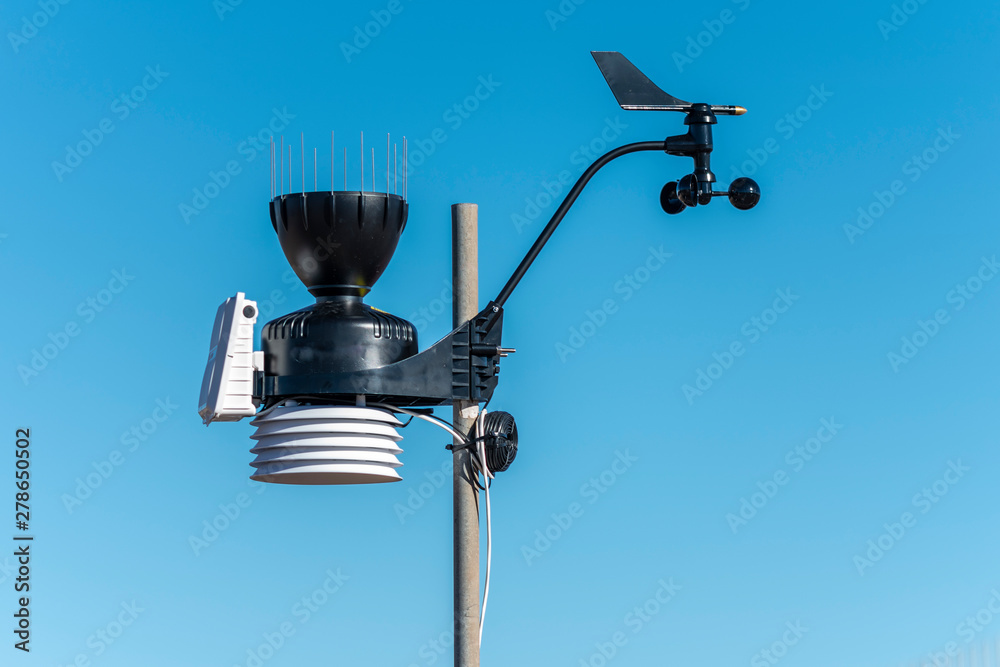 Meteorological station at a Solar Energy Plant at north Chile, Atacama ...