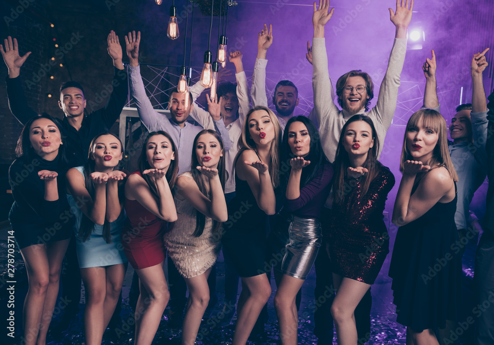 Foto de Portrait of cute charming nice attractive people person ...