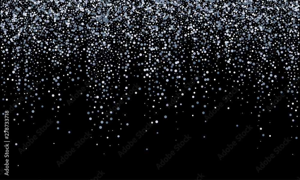 Falling Confetti Black Background