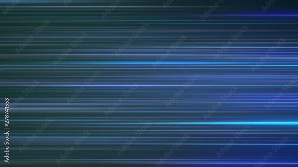 Motion of glowing horizontal lines. Abstract animation. Graphic element ...