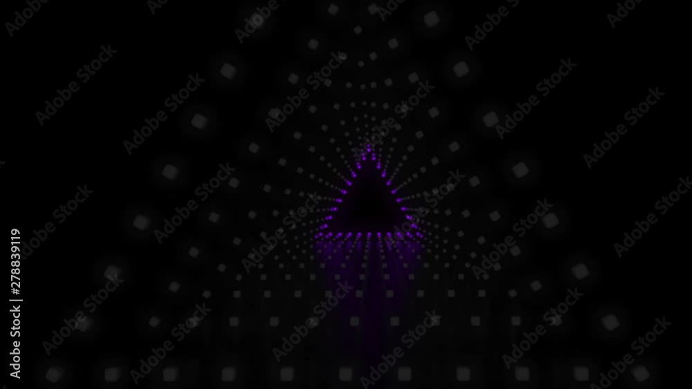 Step back to the 1980s with this inspired triangle animation vídeo do ...