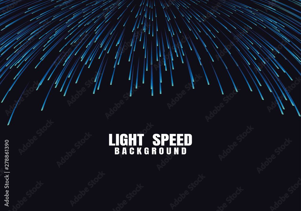 Lines composed of glowing backgrounds, Abstract light speed background ...