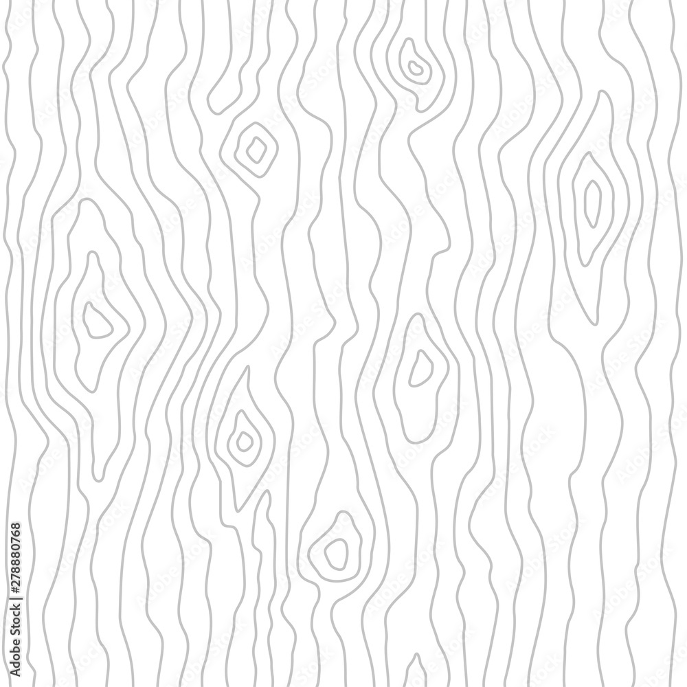 Seamless wooden pattern. Wood grain texture. Dense lines. White ...