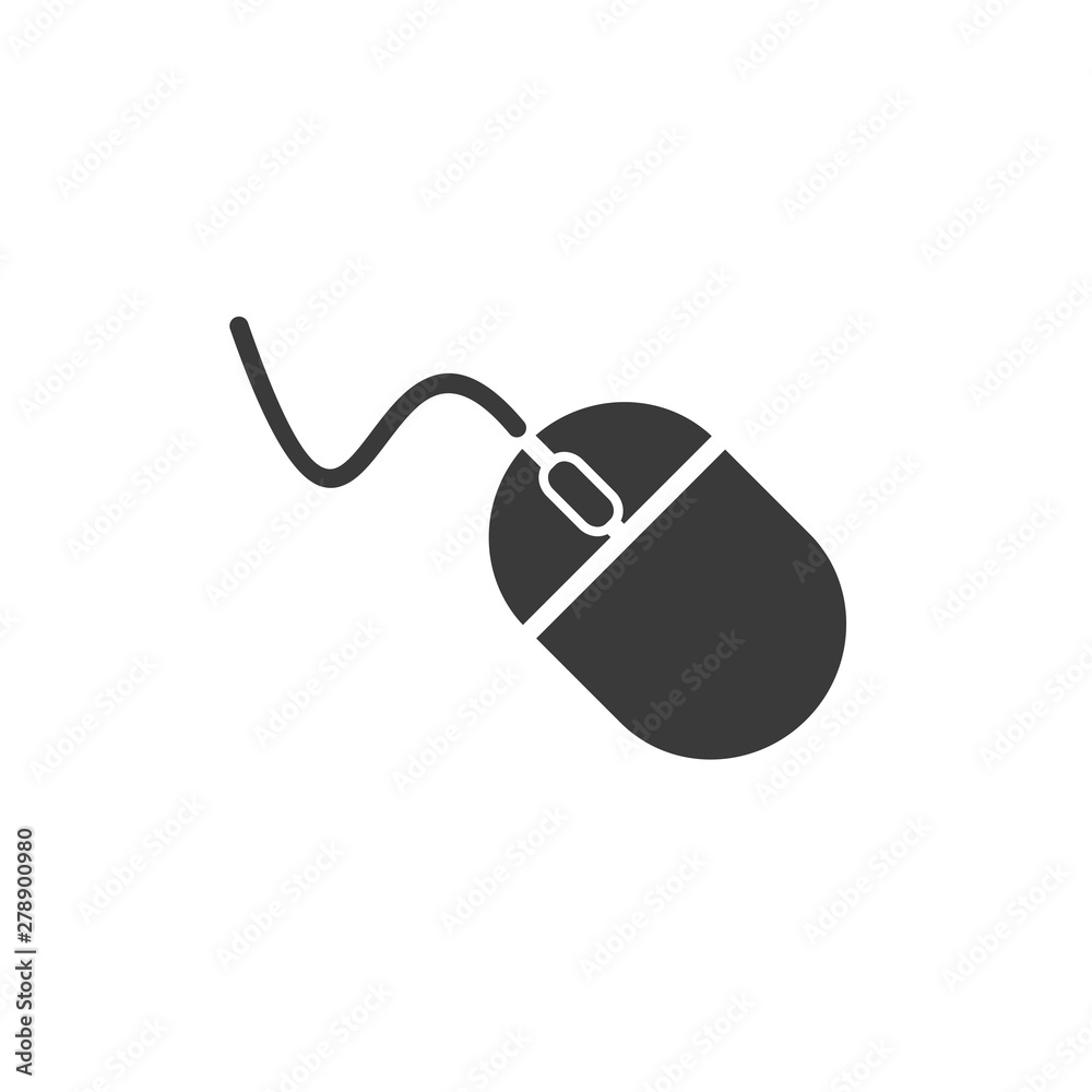 Mouse icon template color editable. Mouse symbol vector sign isolated ...
