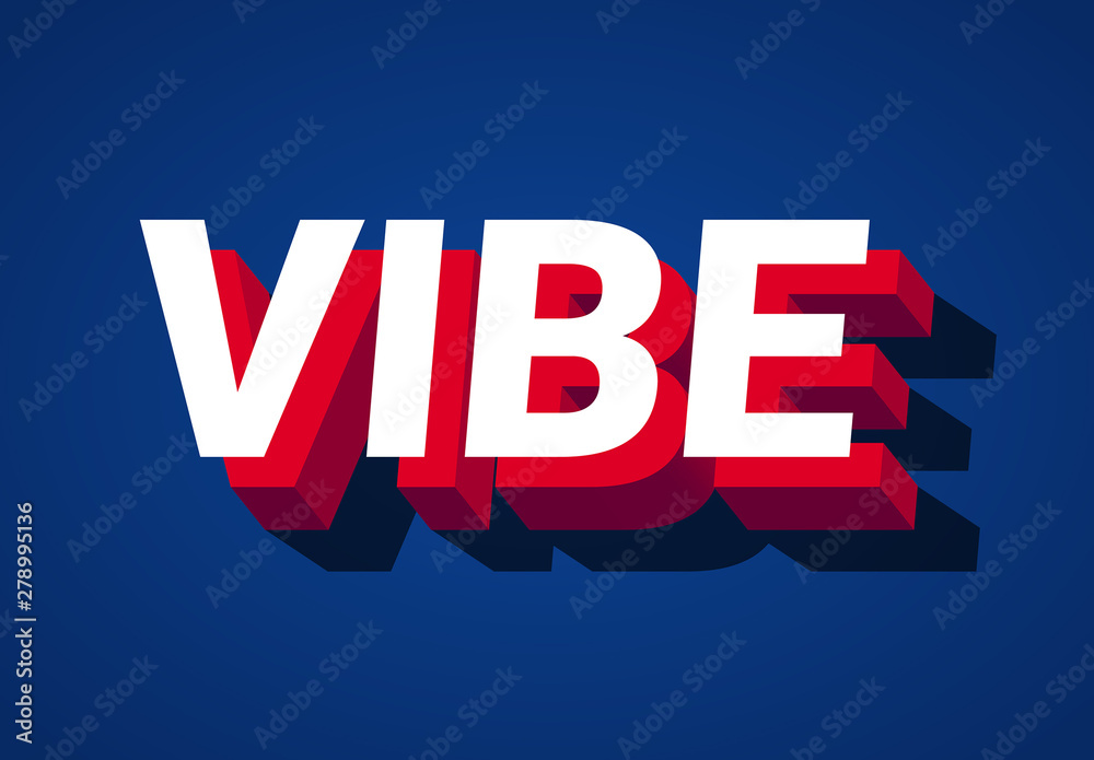 3D Offset Text Effect Stock Template | Adobe Stock