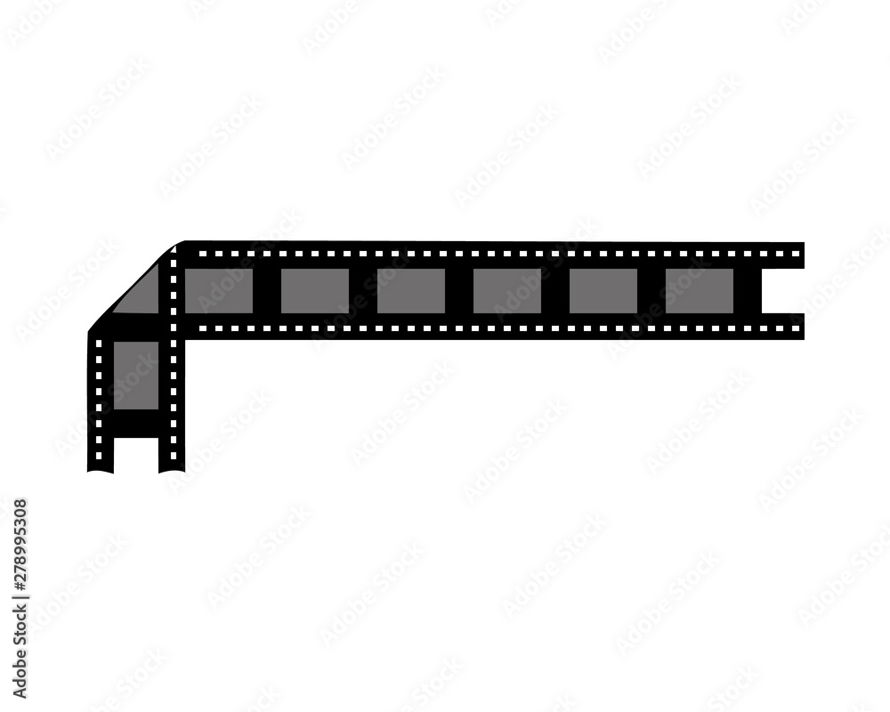 Cinema vector poster design template. Movie time background banner ...