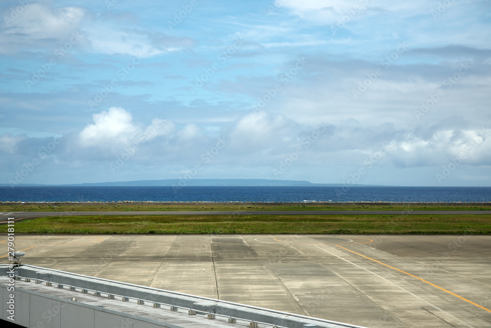 Amami Oshima, Japan - June 20, 2019: Kikai Island viewed from Amami ...