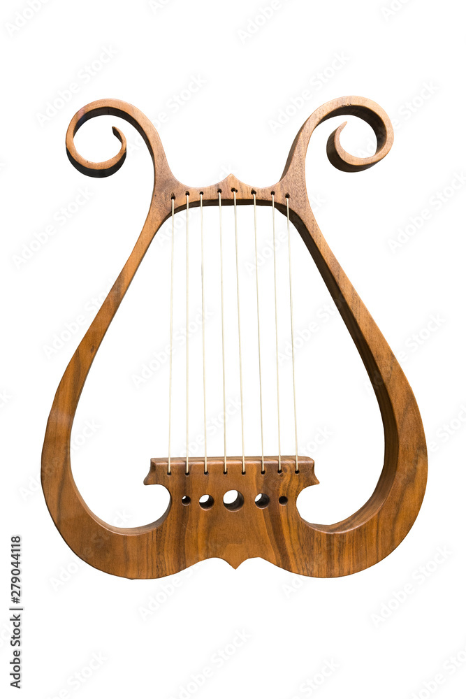 Roman lyre replica Stock Photo | Adobe Stock