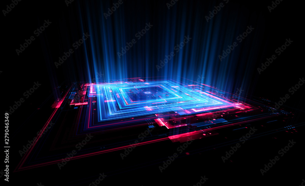 Empty podium. Disco panel. Rays view. Show magic party. Sports style ...