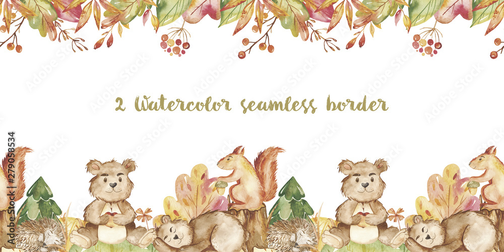 Fall Clip Art Border For Kids