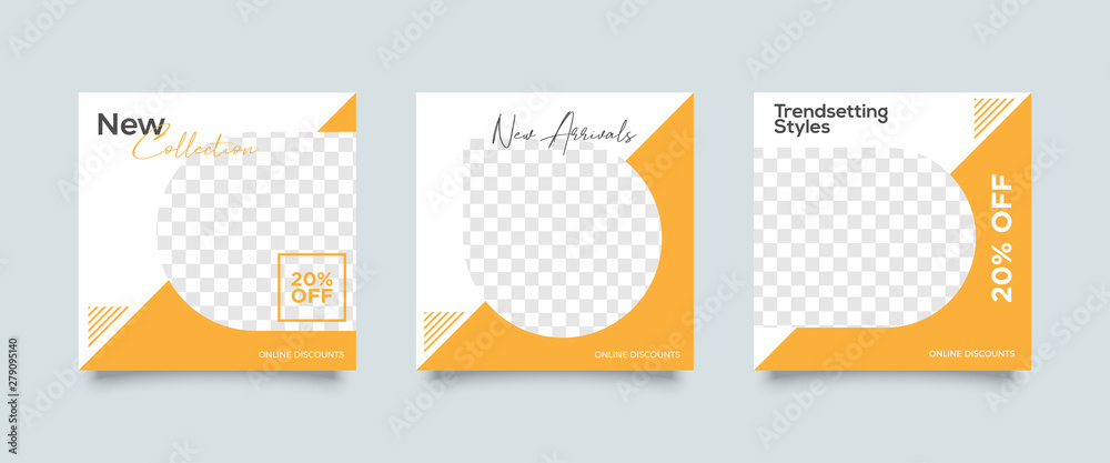 Modern promotion square web banner for social media post template ...