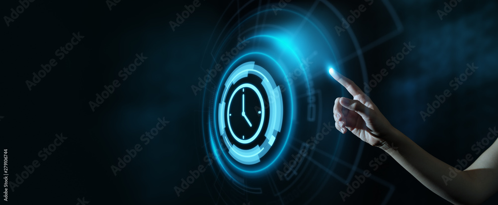 time management project efficiency strategy goals business technology ...