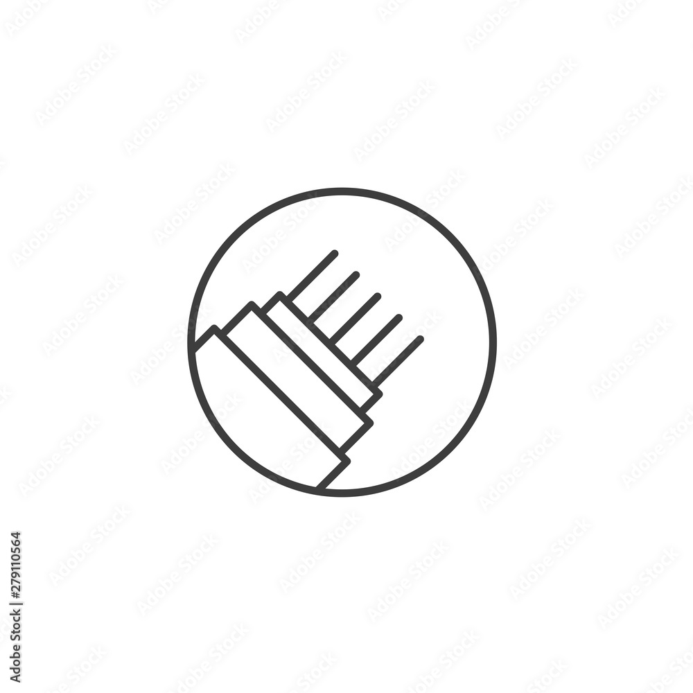 Fiber optic cable icon template color editable. Optical fiber symbol ...
