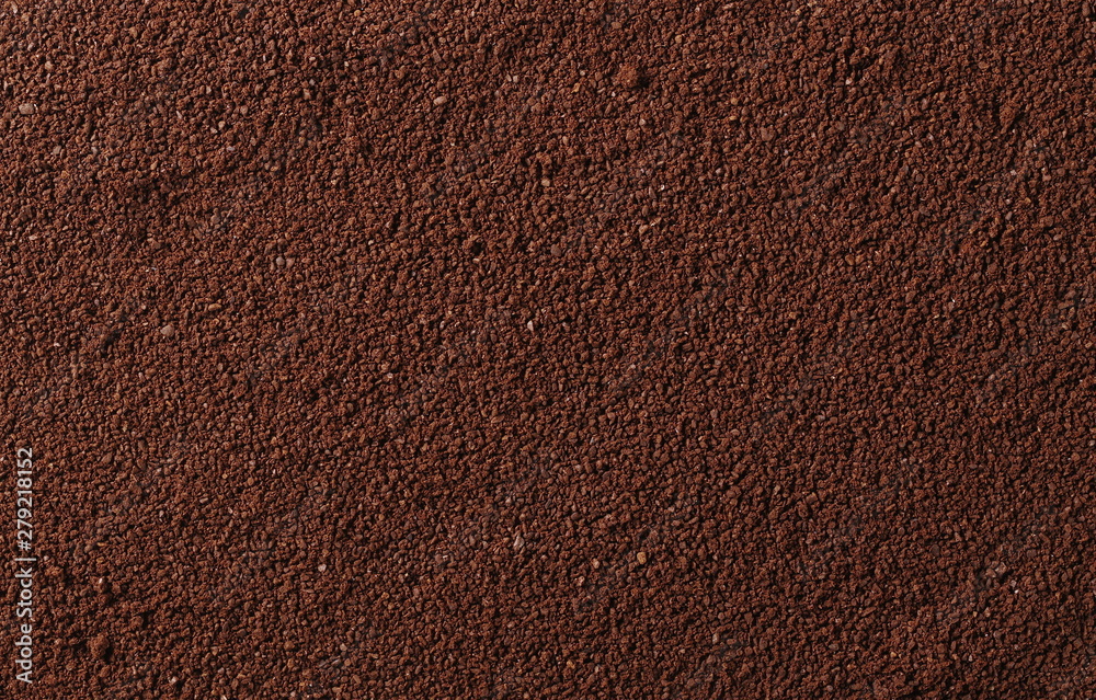 Pile of powdered, instant coffee background and texture, top view Stock ...