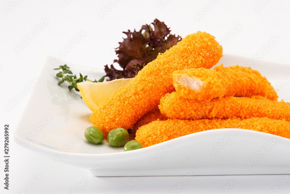 Breaded Crab Finger /Breaded Prawn Sausage Stock Photo | Adobe Stock