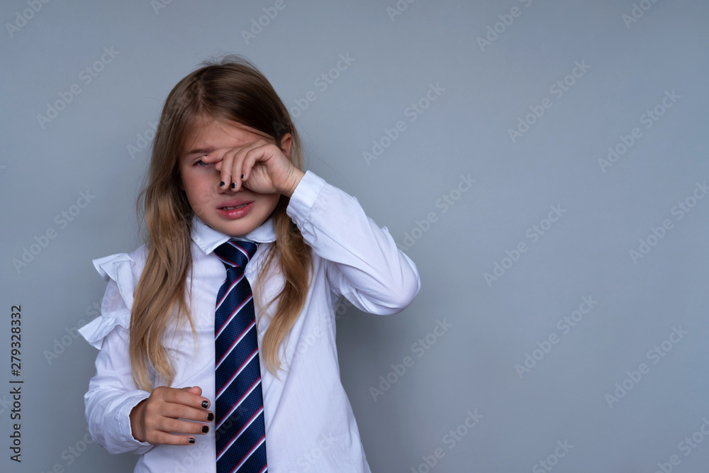 Sad Child Student