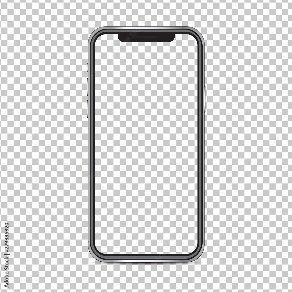 Mockup smartphone isolated on background png both the background and ...