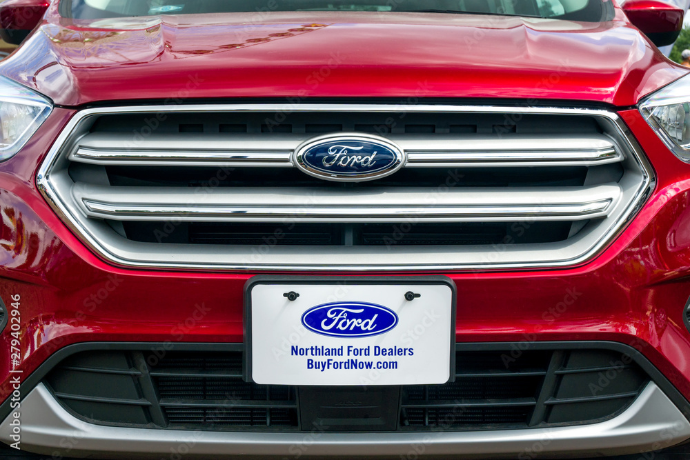 Ford Logo and Grille Stock Photo | Adobe Stock