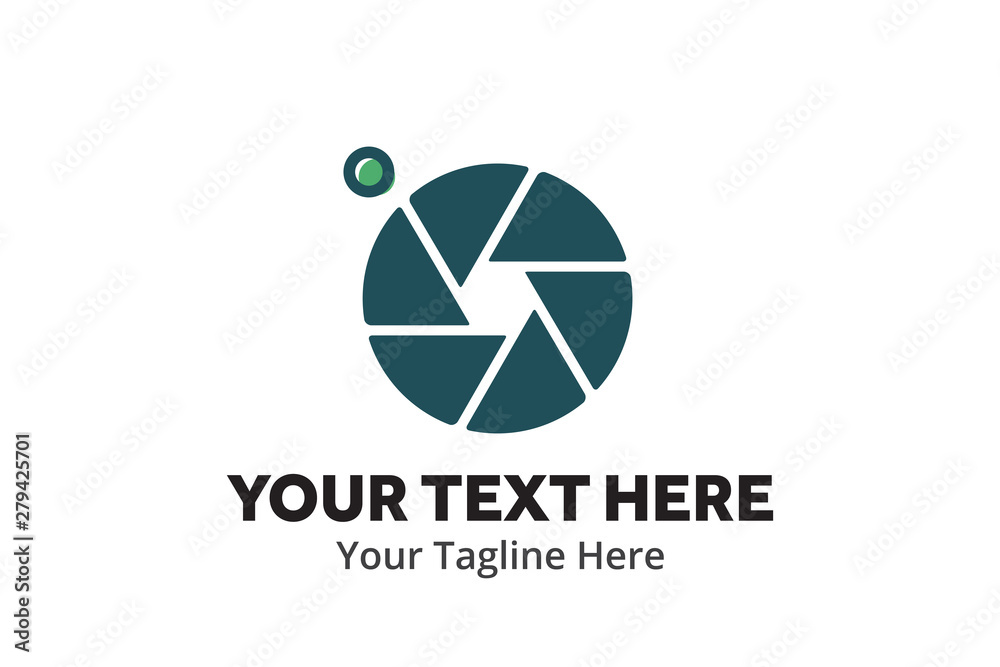 simple camera logo creative design in flat style with color .camera ...