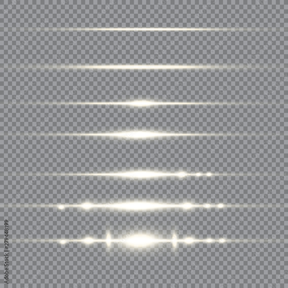 Abstract lines with glow light effect. Glow special light effect ...