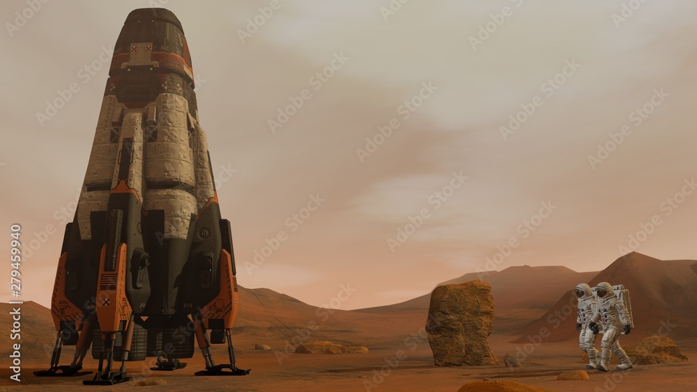 Mission To Mars Concept