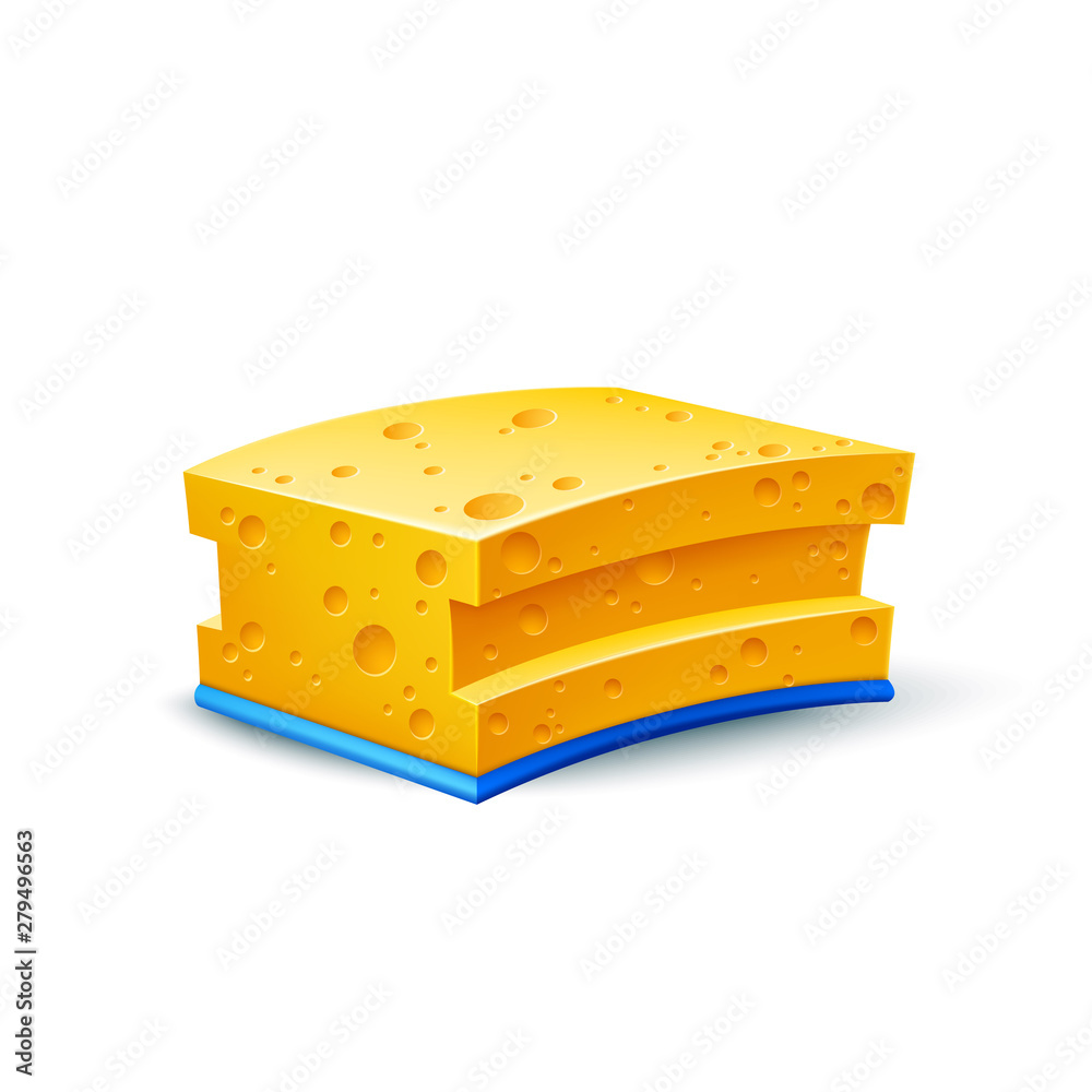 Cleaning Sponge Vector