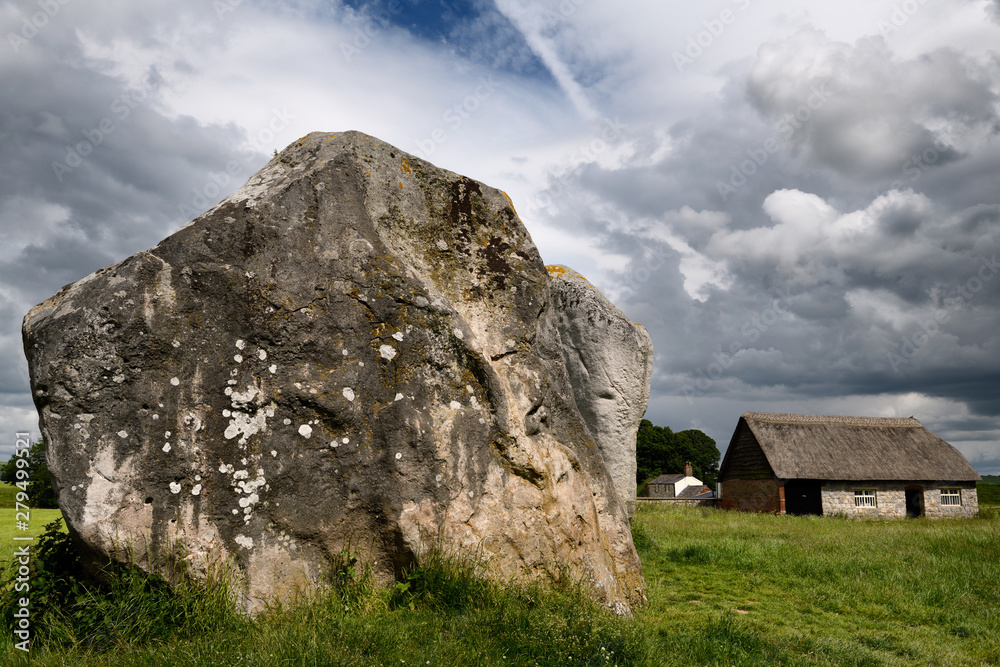 Large female Cove stone and male stone behind in the northern inner ...