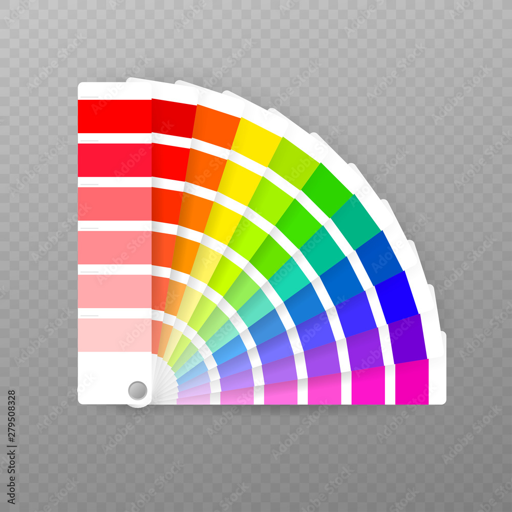 Color palette guide on transparent background Stock Vector | Adobe Stock