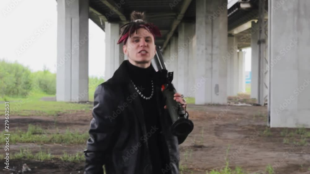 rap star gangster singer music performer band Stock Video | Adobe Stock