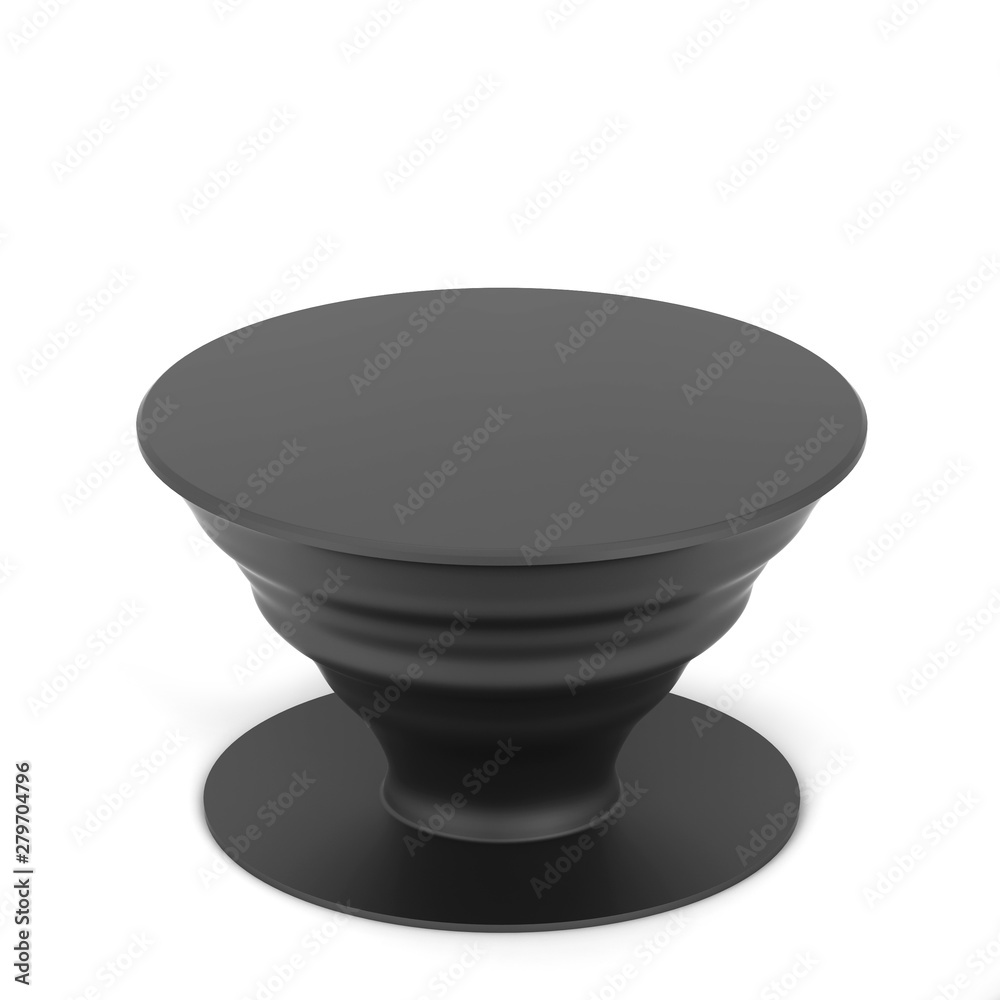 Blank telephone pop socket mockup Stock Illustration | Adobe Stock
