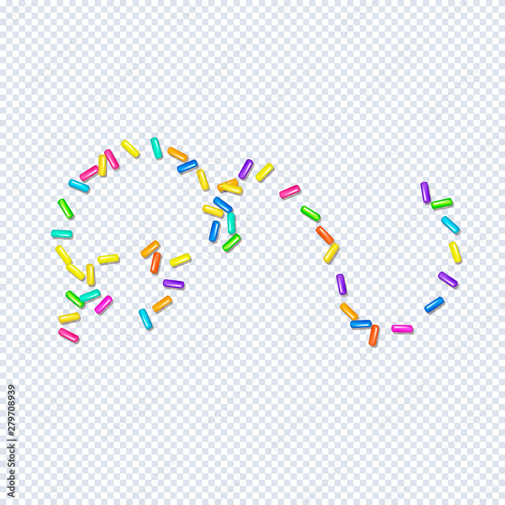 Sprinkles grainy frame on a transparent background Stock Vector | Adobe ...