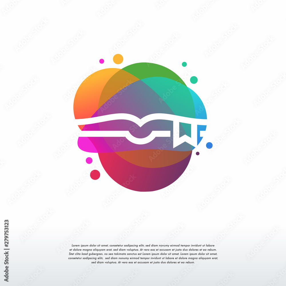 Colorful Book logo vector, Education logo designs template, design ...