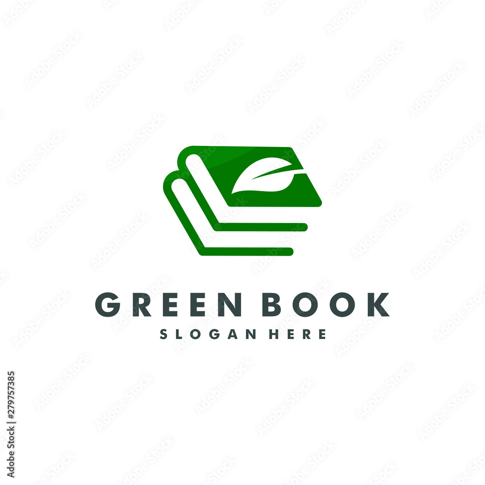 green book logo icon design - vector Stock Vector | Adobe Stock