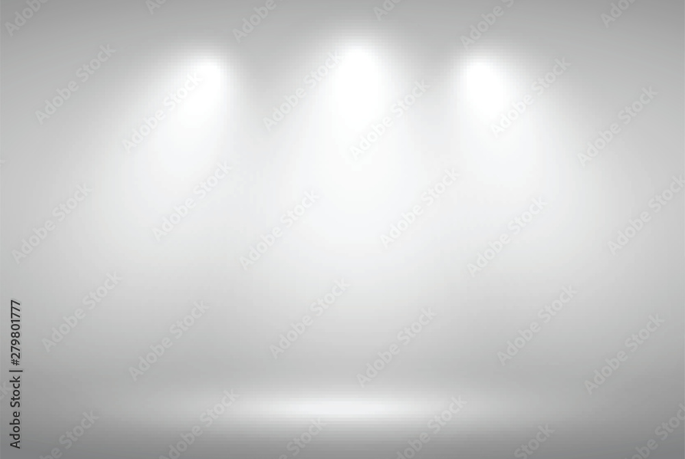 Abstract gray background. Grey gradient background blank trade show ...