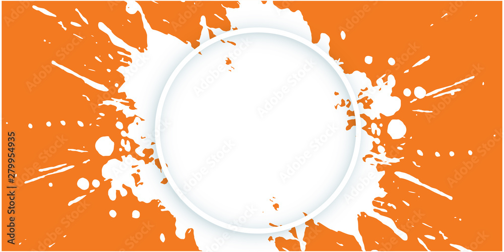 Orange background vector illustration lighting effect graphic for text ...