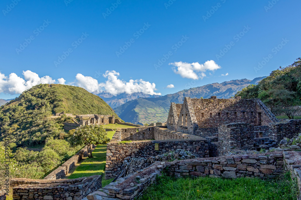 Choquequirao complex of ruins built by the Incas, one of the most ...