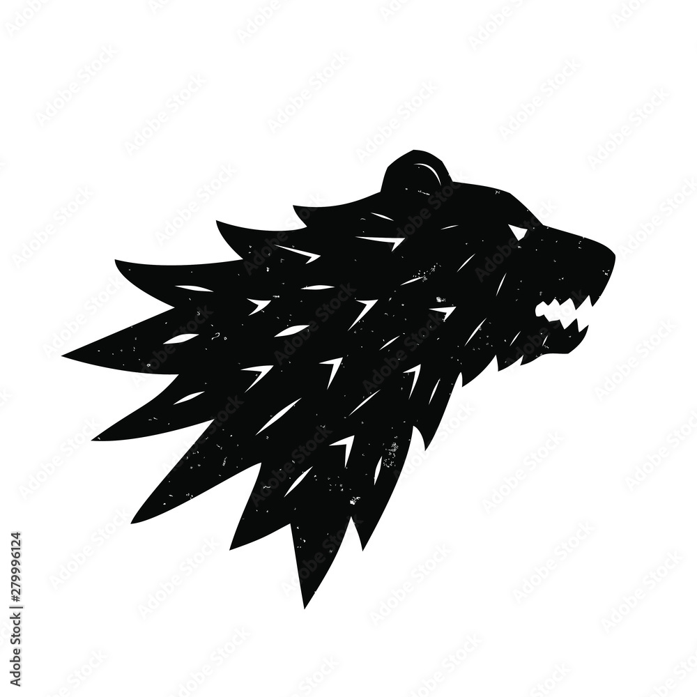 Bear logo. Heraldic logo Stock Vector | Adobe Stock