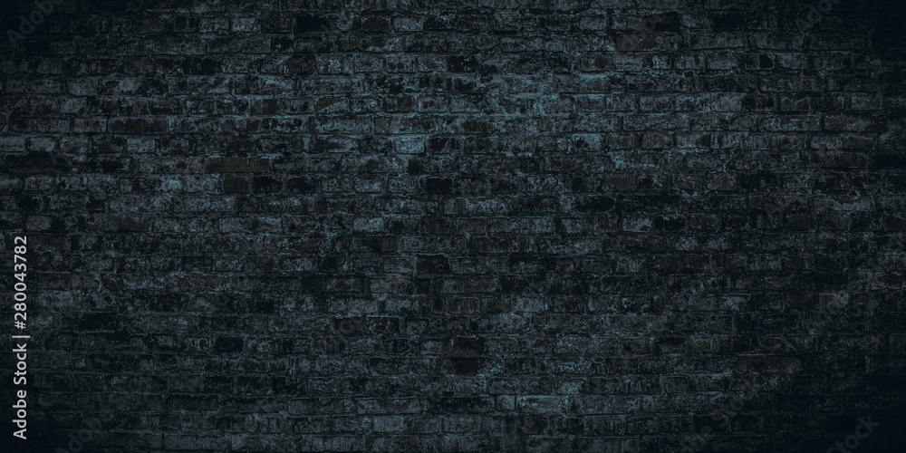 Horror-style brick wall. Abstract dark cold background for Halloween ...