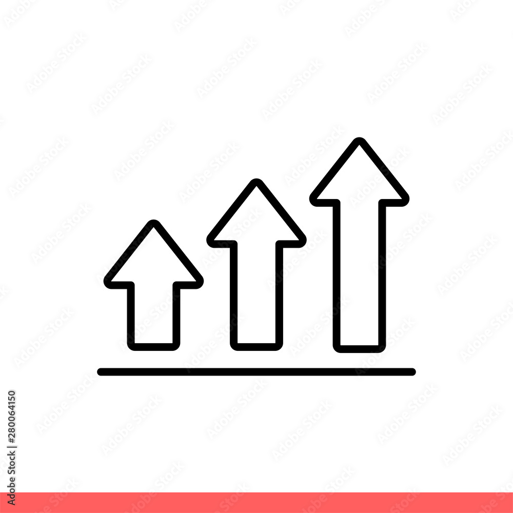 Bar Chart Arrow Icon