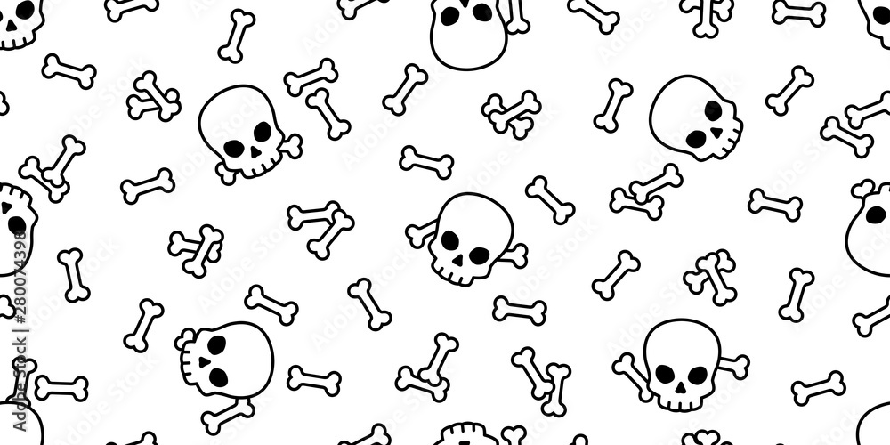 Skull Background Repeat