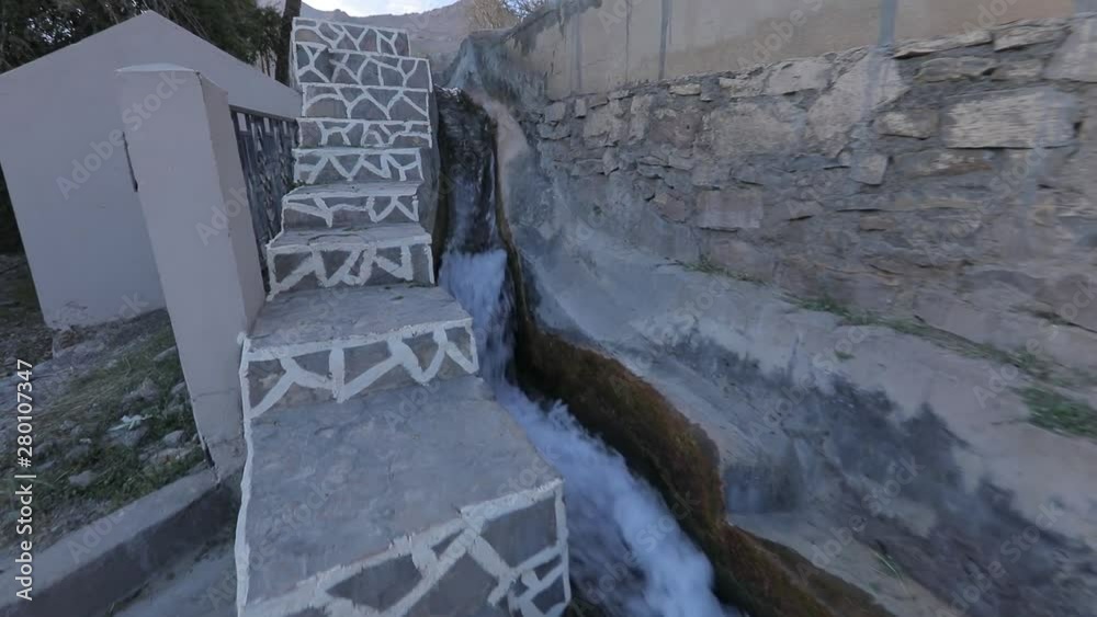 Nizwa, Sultanate of Oman, Middle East. Aflaj Irrigation System in an ...