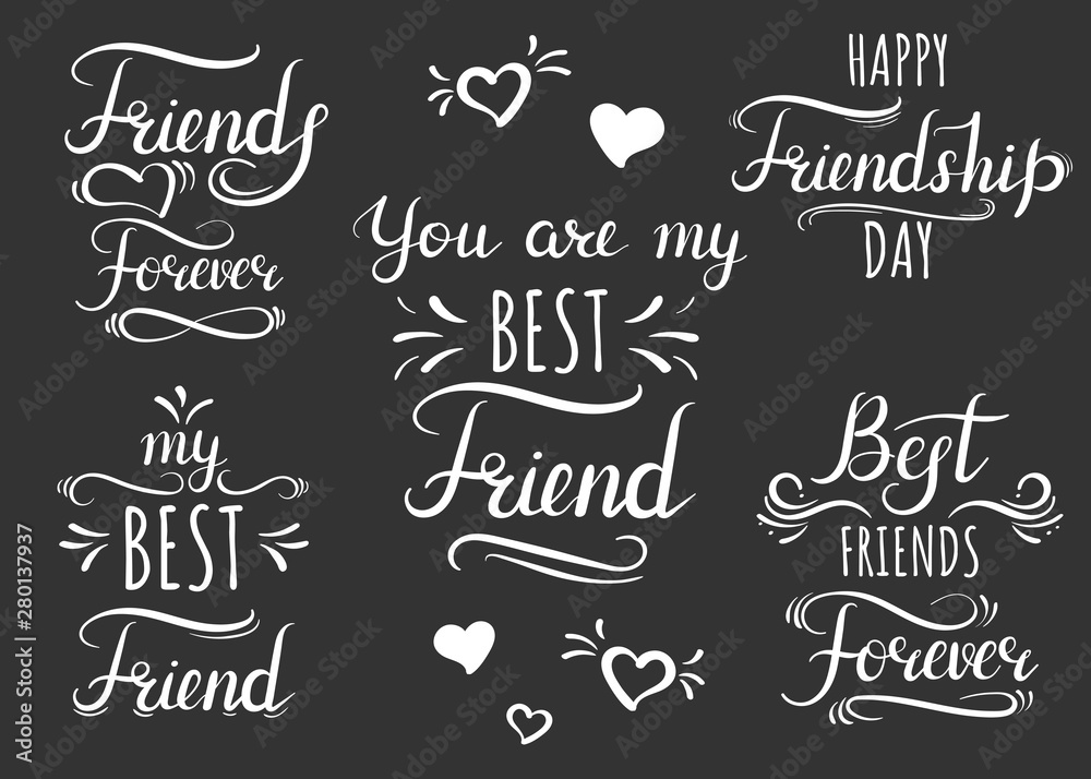 Happy Friendship Day, You're my best friend, Best friends forever ...