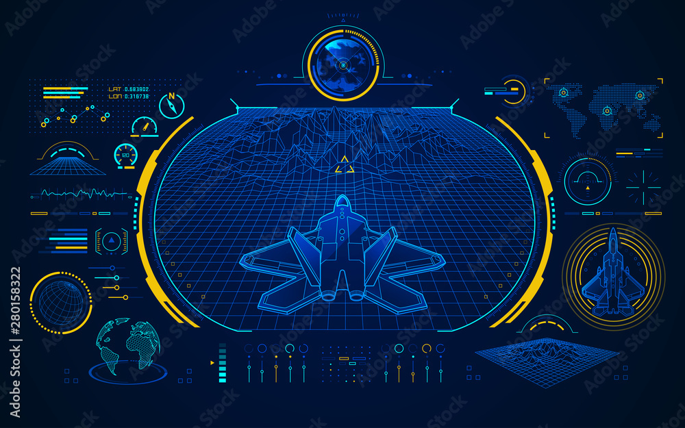 air fighter Stock Vector | Adobe Stock